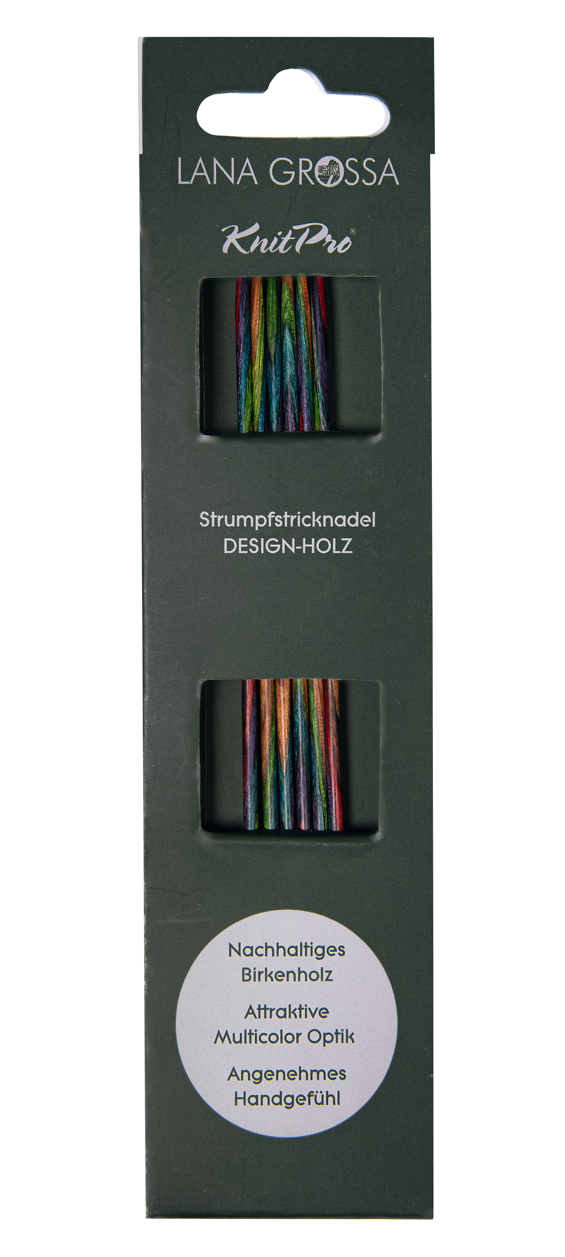 Lana Grossa Strumpfstricknadel Design Holz Multicolor 15 3 25mm lana-grossa-strumpfstricknadel-design-holz-multicolor-15-3-25mm